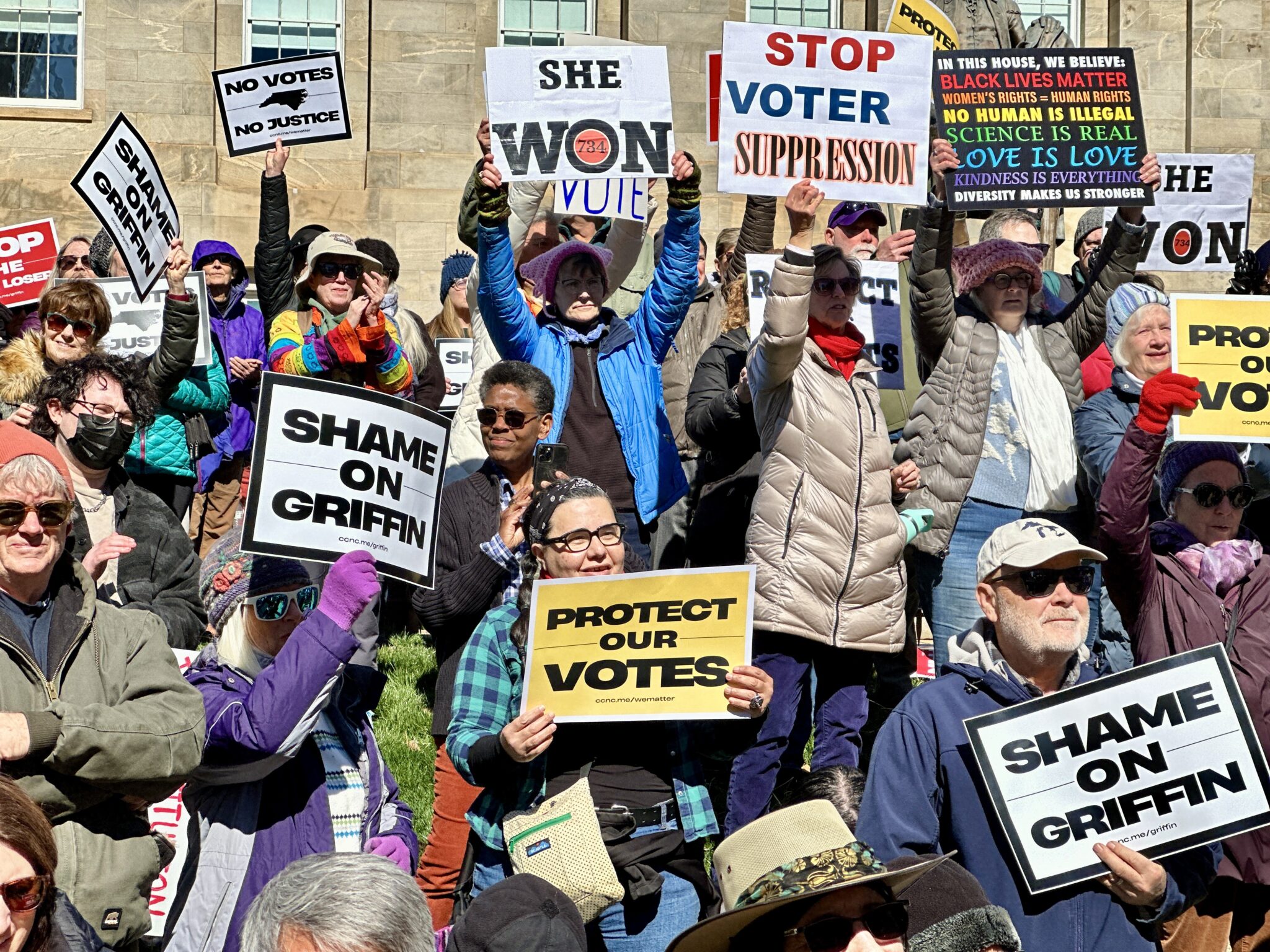 The People vs. Griffin: Thousands Rally With Common Cause NC Against ...