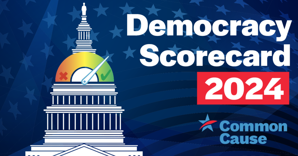 Lage scores voor Indiana op Common Cause's 2024 Democracy Scorecard ...