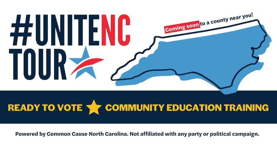 #UniteNC: Ready to Vote Community Education Tour - Common Cause North ...